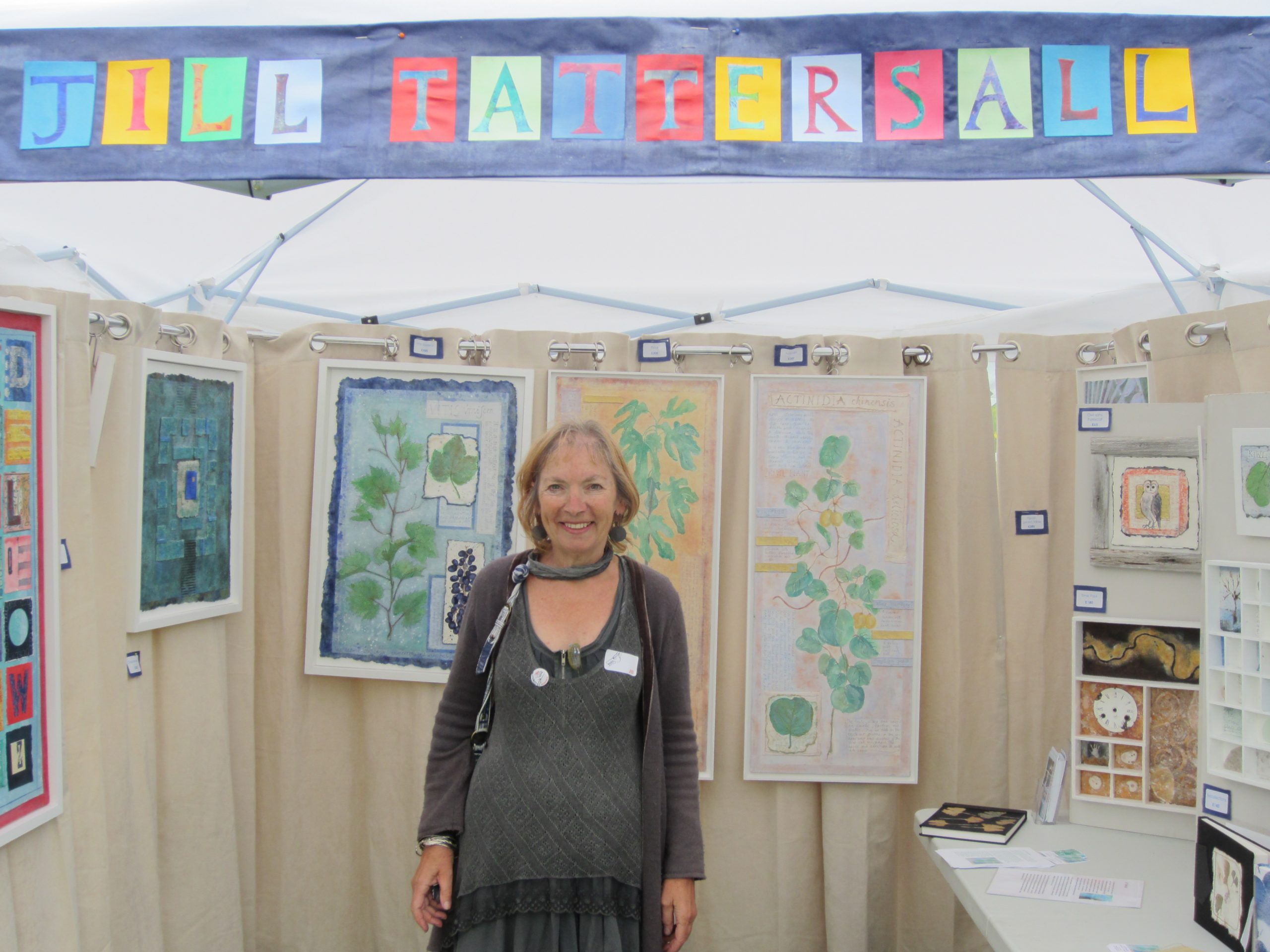 Jill at Sussex Prairies - Jill Tattersall Mixed Media Art